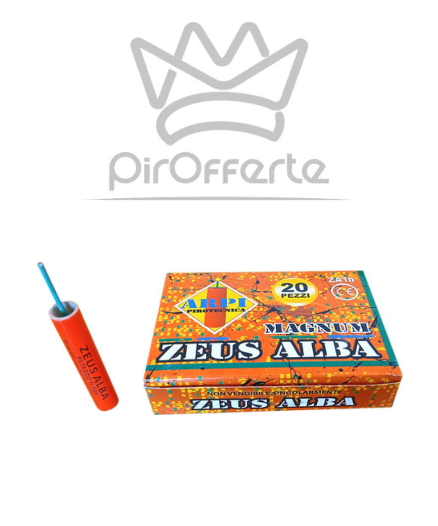Magnum ZEUS ALBA a Miccia da 20 Pz – PirOfferte | Ingrosso Fireworks