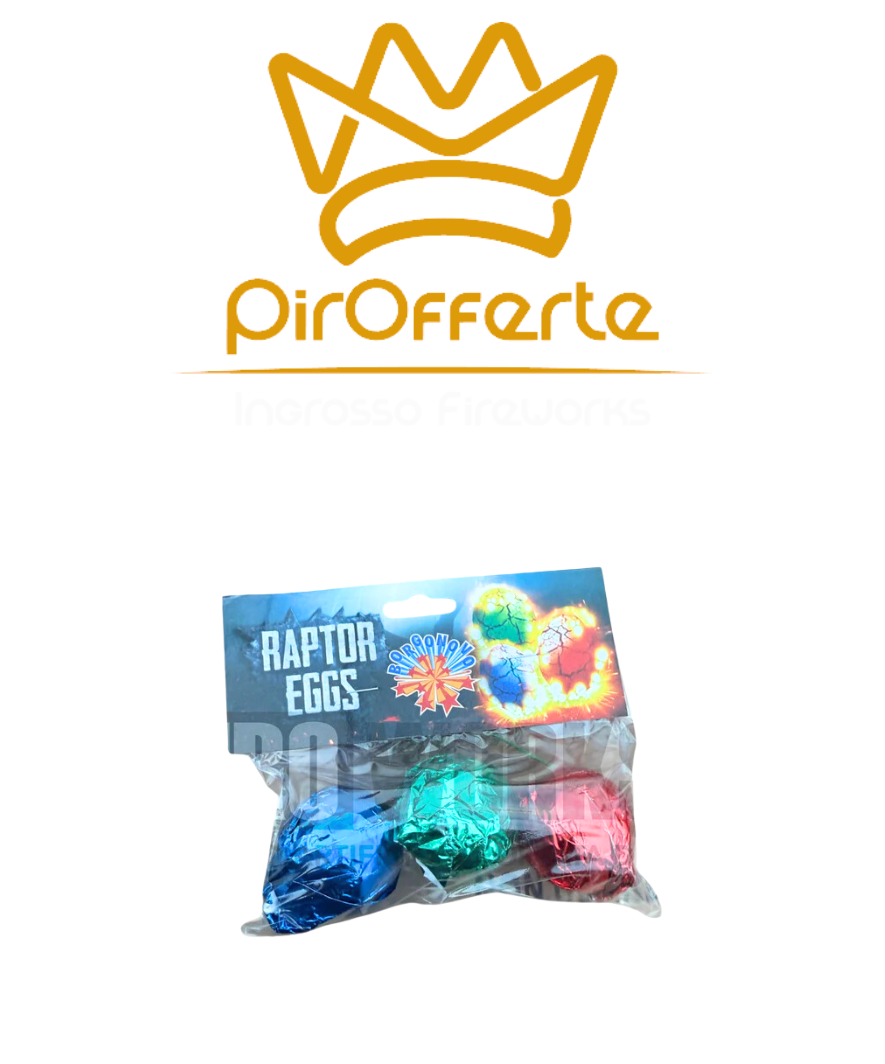 Raptor Eggs 3 Pz Borgonovo – PirOfferte | Ingrosso Fireworks