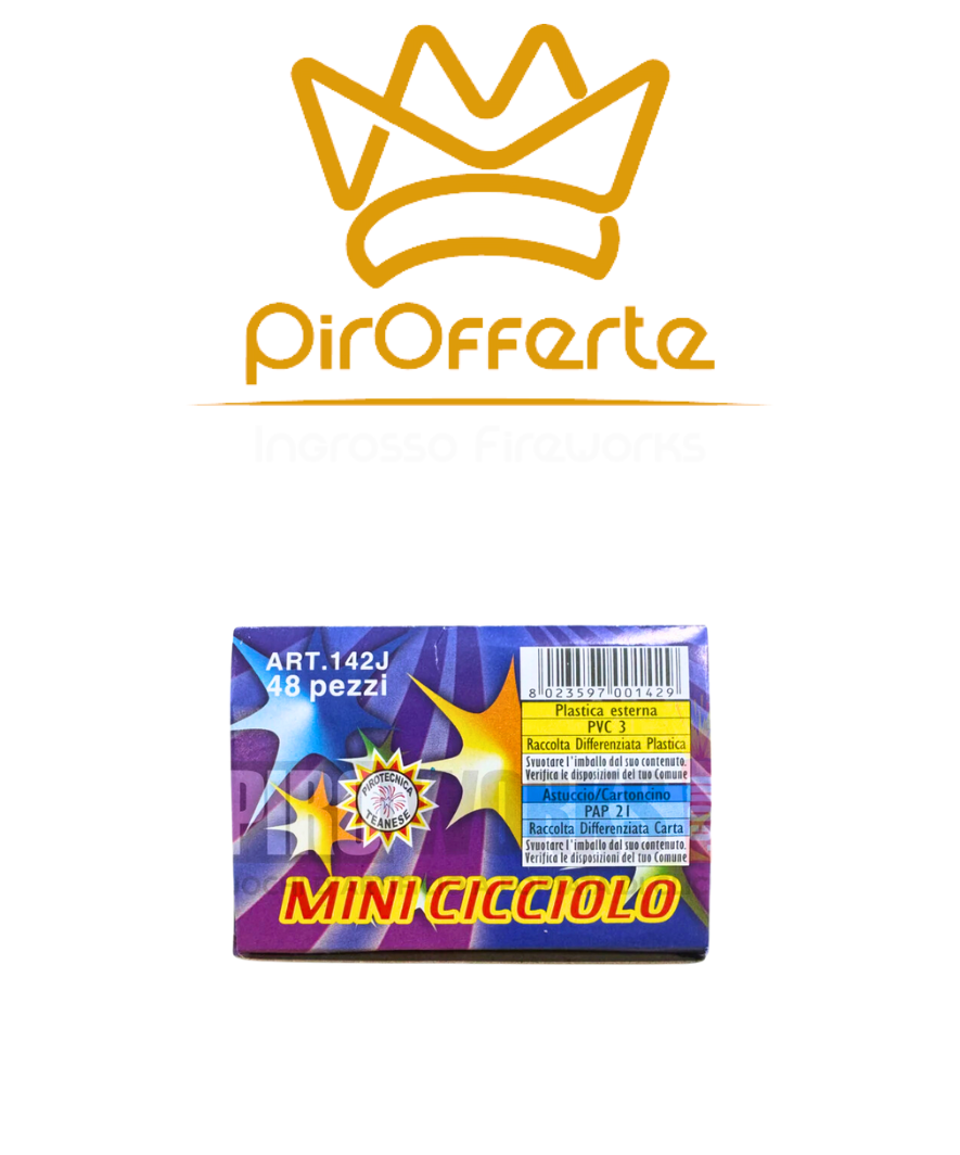 MINICICCIOLO da 48 Pz | Teanese – PirOfferte | Ingrosso Fireworks